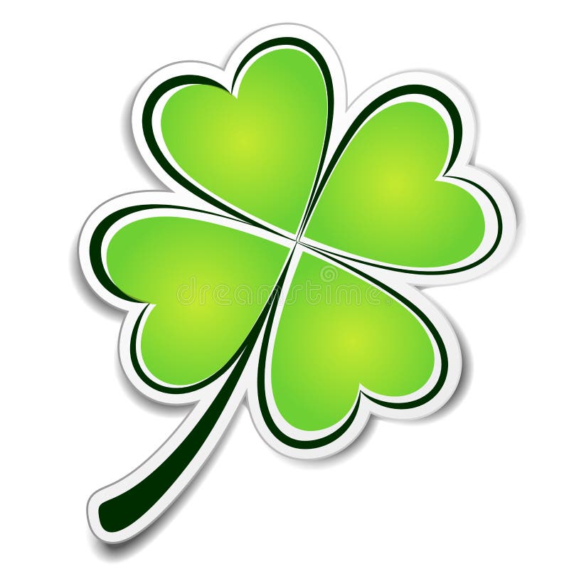 Cute Simple Clover Decal Papercraft Craft Supplies & Tools Scrapbooking ...