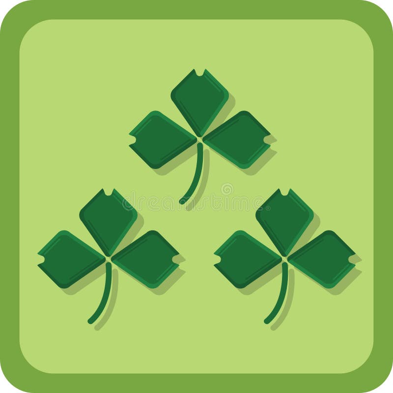 Clover. Vector Illustration Decorative Design Stock Vector ...