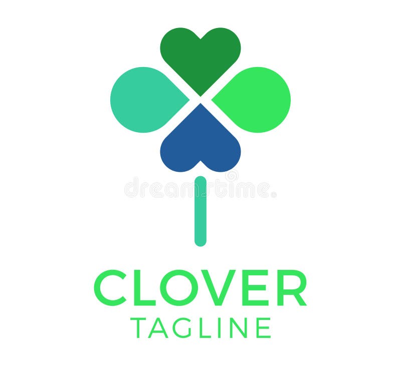 Clover Vector Logo Template Design Stock Vector - Illustration of ...