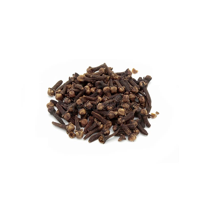 Cloves Spice Still Life White Background Cloves Group Stock Photo ...