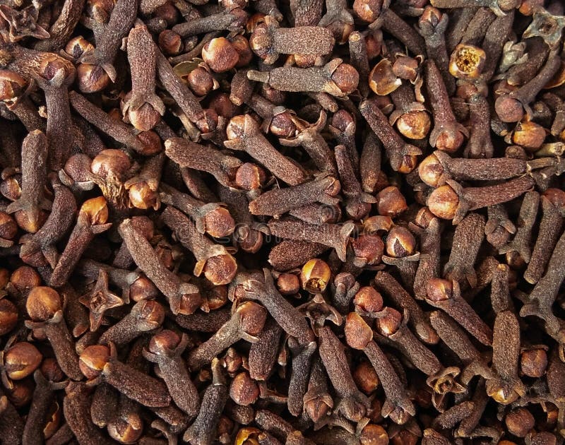 Cloves Flower Buds Full Frame Background Stock Photo - Image of herbs ...