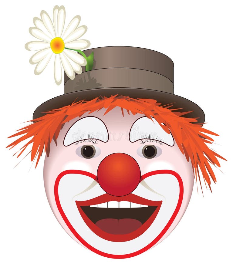 Clowns Head Stock Illustrations – 261 Clowns Head Stock Illustrations ...
