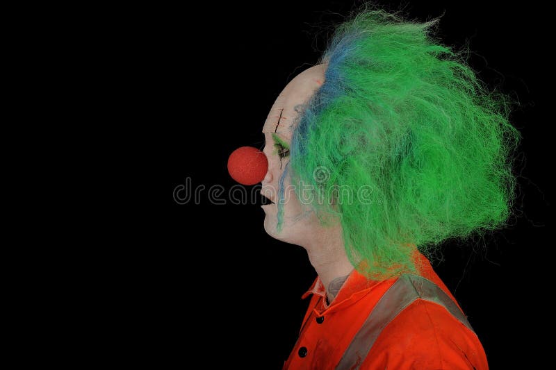 Profile Of Boy In Circus Looking At Side Stock Image - Image of decor ...