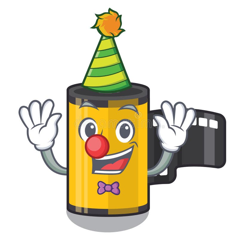 Clown Camera Roll in the Cartoon Drawer Stock Vector - Illustration of ...