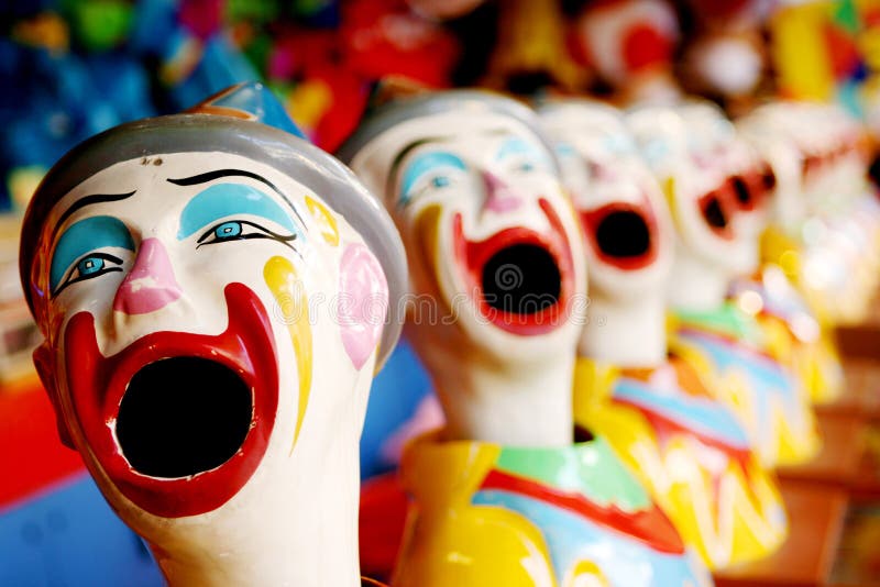 Clown Face stock photo. Image of face, perspective, mouth - 26958826
