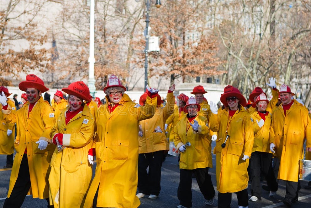 Clown Fire Brigade editorial photo. Image of york, clown - 7354936
