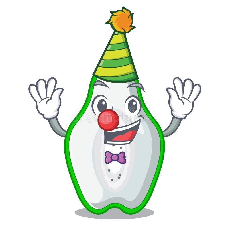 Clown Green Crayons in the Cartoon Gutters Stock Vector - Illustration ...