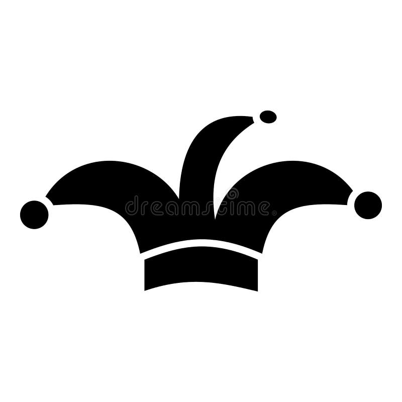 Clown Hat Icon, Simple Style Stock Vector - Illustration of drawn ...
