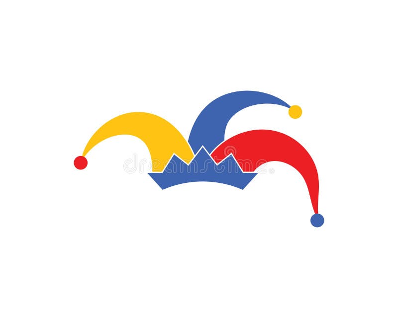 Clown Hat Illustration Vector Icon Design Stock Vector - Illustration ...