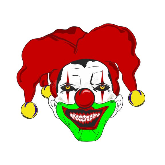 Dead Evil Clown Stock Illustrations – 251 Dead Evil Clown Stock ...