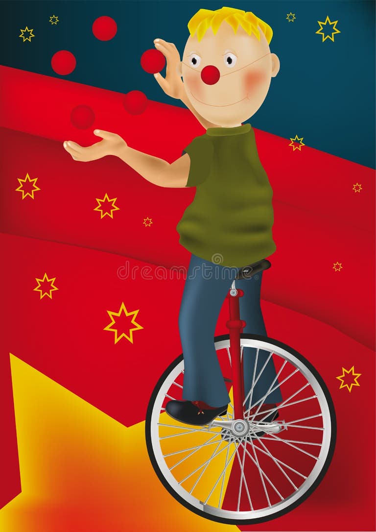 Juggler Stage Performance Stock Illustrations – 816 Juggler Stage ...