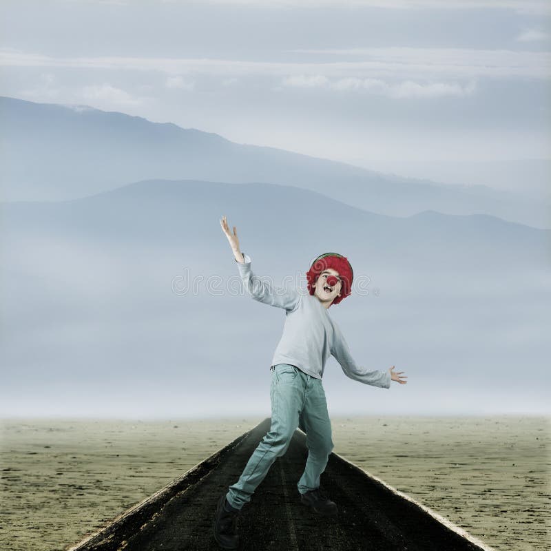 Clown stock photo. Image of earth, human, grace, desert - 39959486