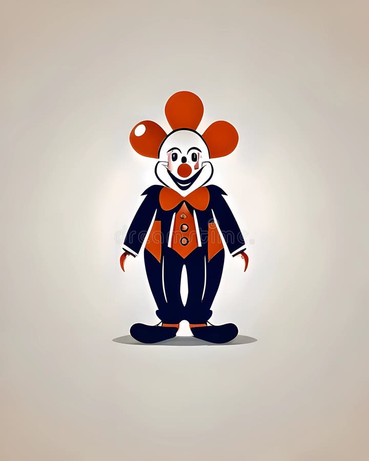 Clown logo stock illustration. Illustration of iconic - 320997664