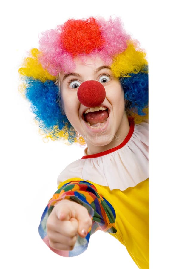 Circus Clown stock image. Image of circus, contact, hand - 1577923