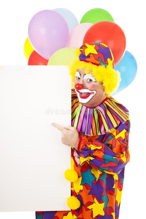 Circus Clown Waves Hello stock image. Image of smile - 14389045