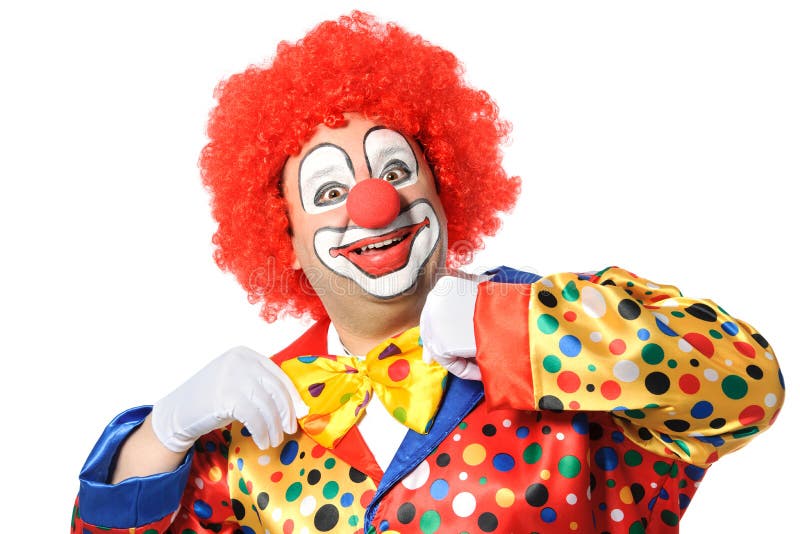 Happy clowns stock image. Image of isolated, amusing - 18348043