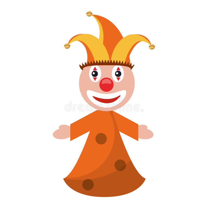 Clown pupet cartoon stock vector. Illustration of celebration - 142365813