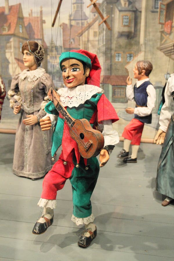 Medieval clown puppets editorial stock image. Image of lubeck - 18146354