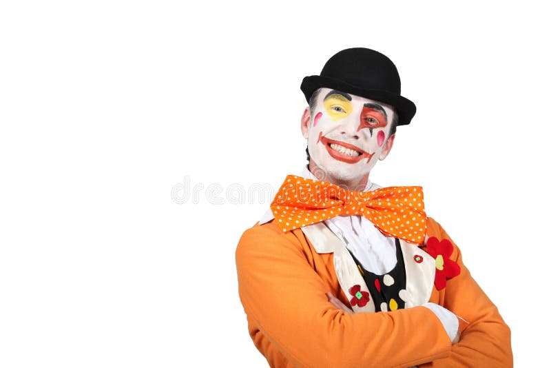 Clown smiling stock image. Image of entertainment, circus - 31993893