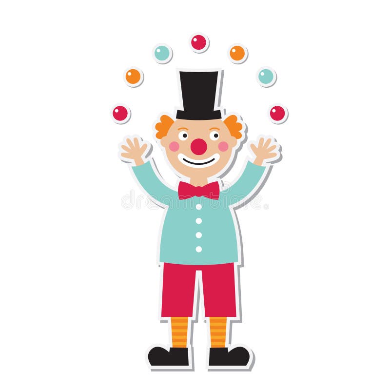 Clown Sticker Stock Illustrations – 1,763 Clown Sticker Stock ...