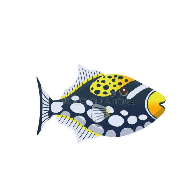 Clown Fish Trigger Fish Stock Illustrations – 94 Clown Fish Trigger ...