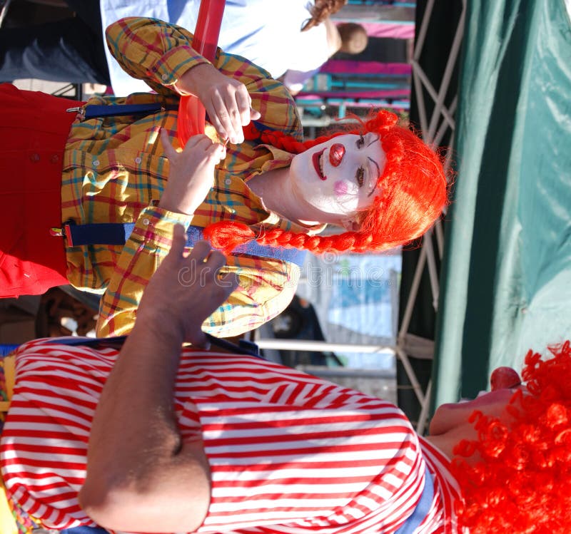 Clowns Smiling stock image. Image of happy, fall, hair - 1345349