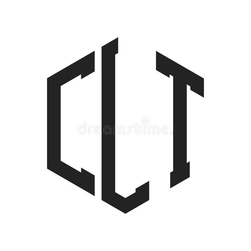 CLT Logo Design. Initial Letter CLT Monogram Logo Using Hexagon Shape ...