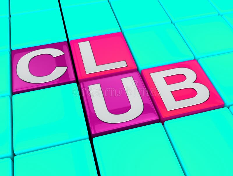 Club Blocks Shows Disco Bars or Nightlife Stock Illustration ...