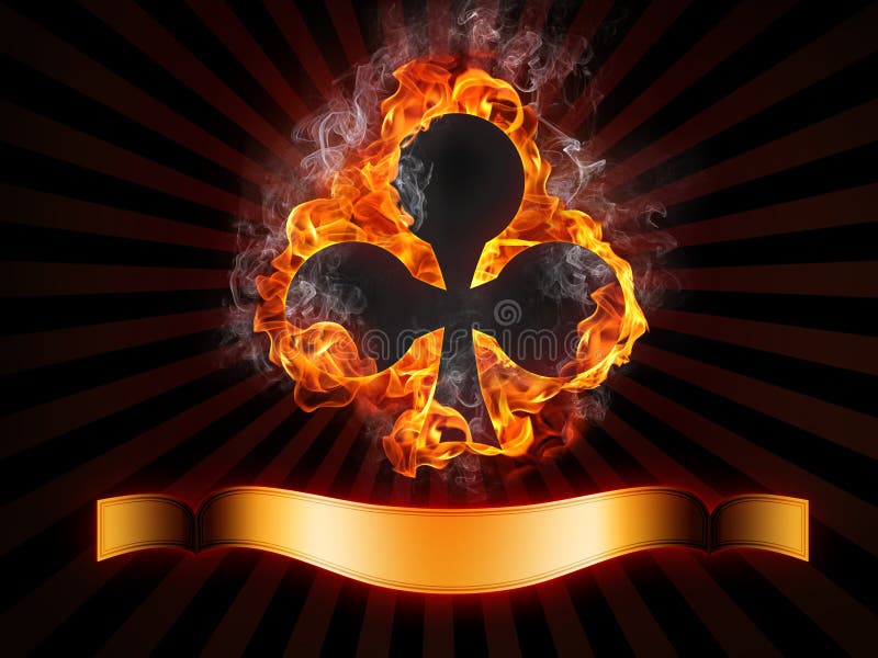 Club Card stock illustration. Illustration of card, clubs - 14238670