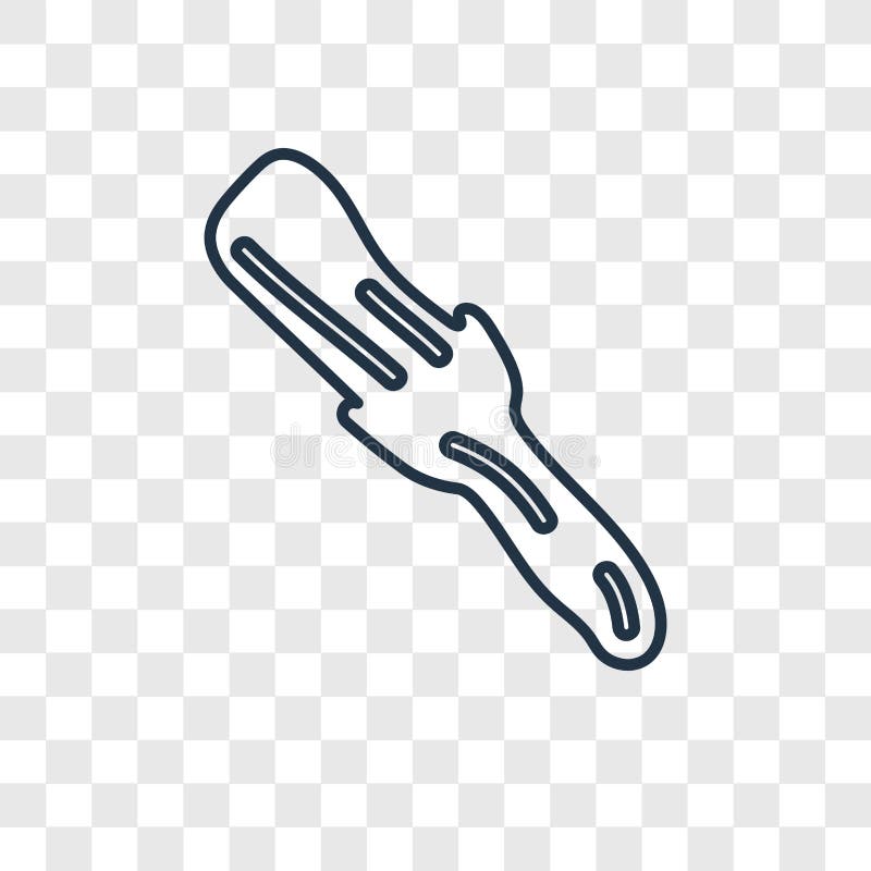 Club Concept Vector Linear Icon Isolated on Transparent Background ...