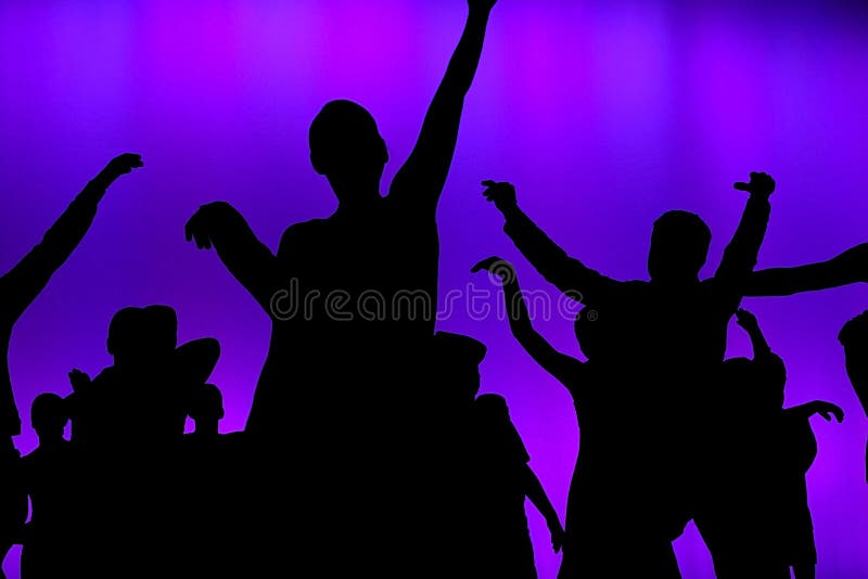 Club concert dancers stock photo. Image of blue, night - 19859678