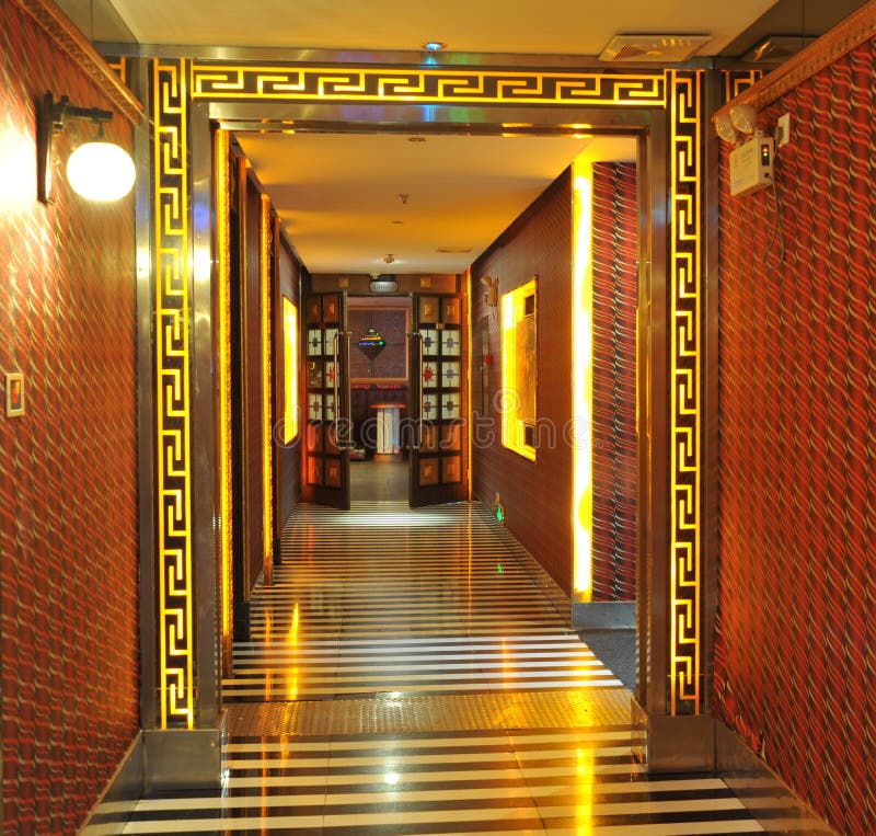 Hotel`s corridor stock photo. Image of doors, frame, architectural ...
