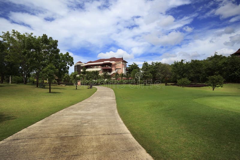 Club house stock image. Image of travel, landscape, perspective - 10524219