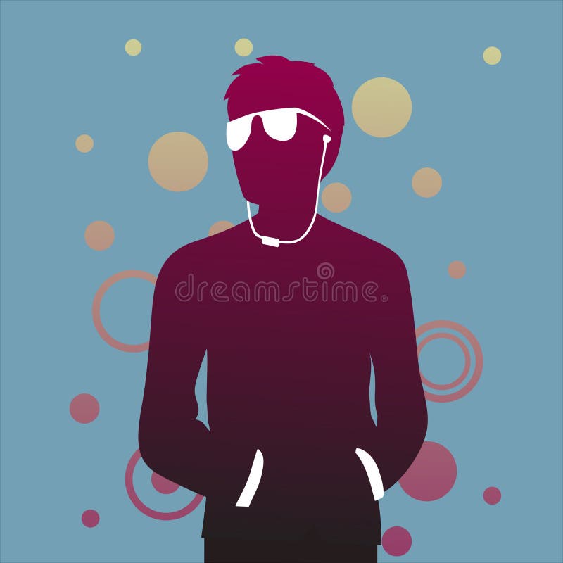 Club man stock vector. Illustration of casual, night - 53355134