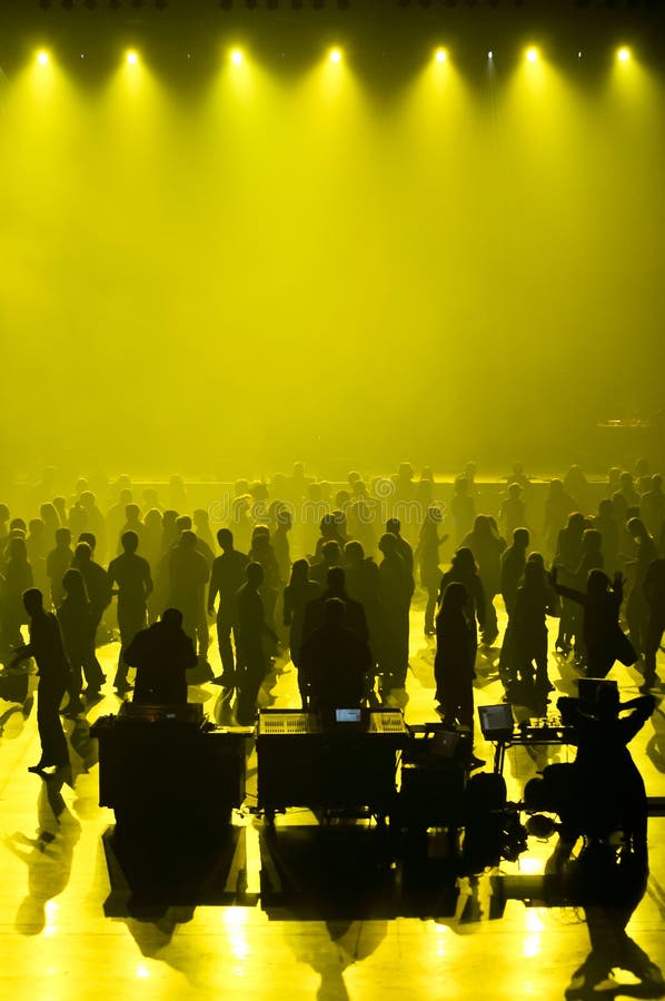 Club music concert stock image. Image of applauding, disco - 17100361