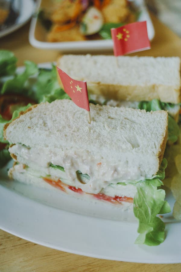 Club sandwich stock photo. Image of sliced, bread, colour - 116461604