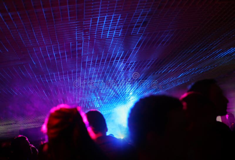 Night Club Party Background Stock Photo - Image of indoors, decoration ...
