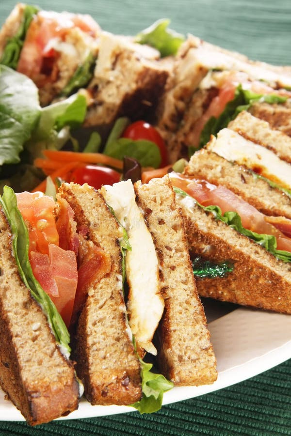 Clubhouse sandwich stock photo. Image of healthy, nutritious - 13237440