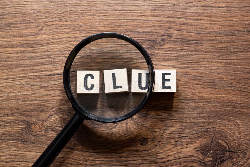Clue - Word Concept on Building Blocks, Text Stock Image - Image of ...