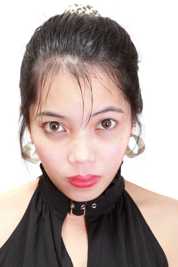 Clueless Dazed Girl Portrait Stock Photo - Image of rejected, wondering ...