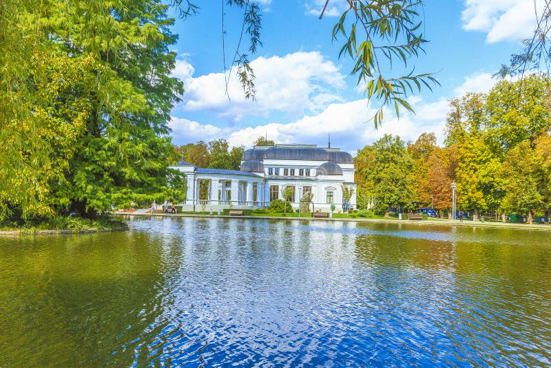 The Central Park in Cluj-Napoca Editorial Photo - Image of bridge ...