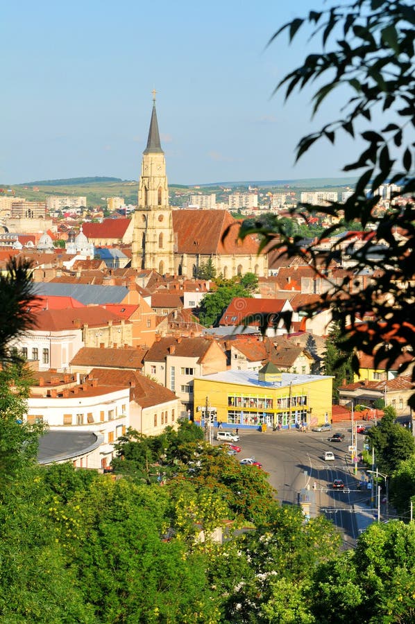 Cluj Napoca, Romania stock photo. Image of center, corvinus - 58386674
