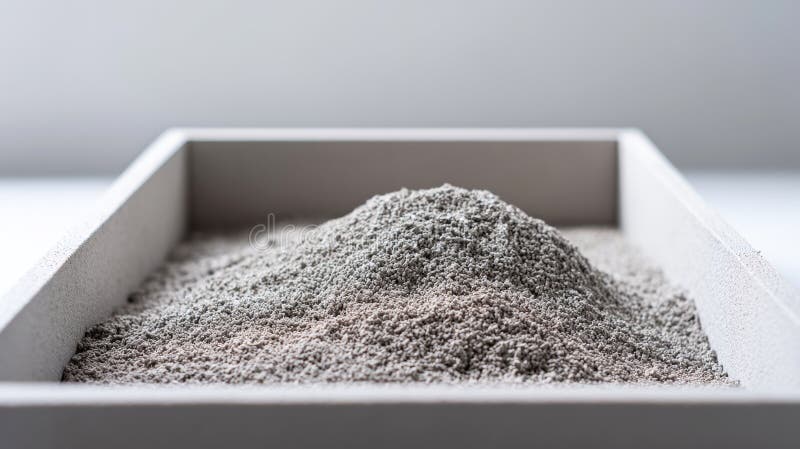 Bentonite Clumping Clay Litter for Cat Litter Box and Pets Close-up ...
