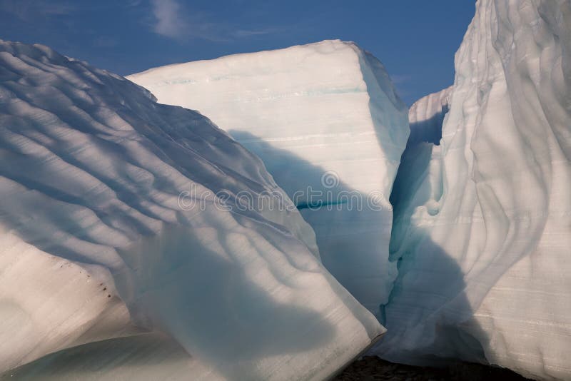 Clumps of Layered Ice in Disarray. Stock Photo - Image of pile, layered ...