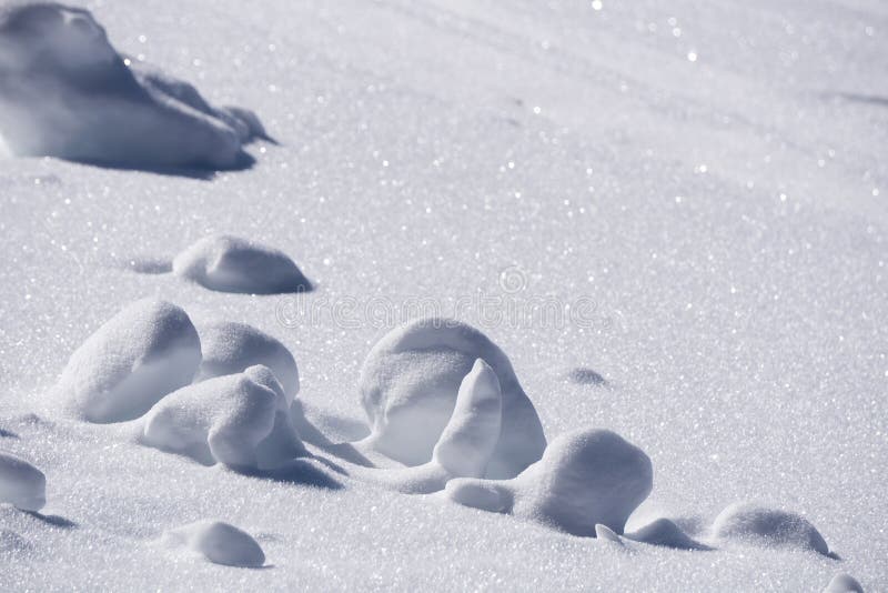Clumps of snow, winter stock image. Image of nature, fresh - 52611747