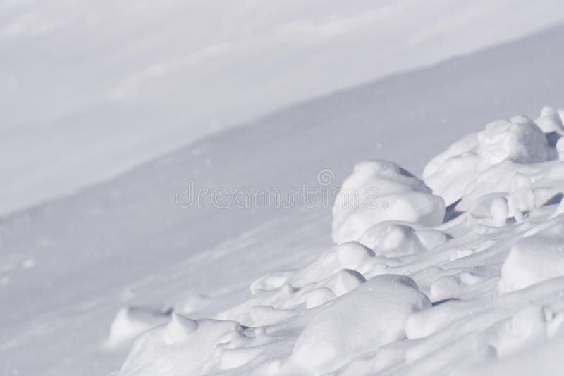 Clumps of snow, winter stock photo. Image of shiny, detail - 52611752