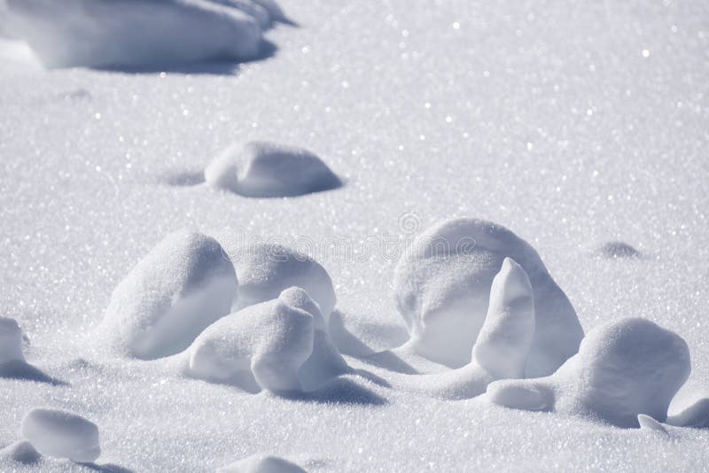 Clumps of snow, winter stock image. Image of blue, crystal - 52640837