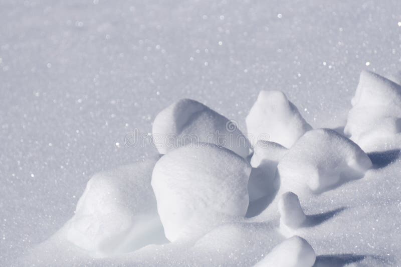Clumps of snow, winter stock photo. Image of snowy, snow - 53219856