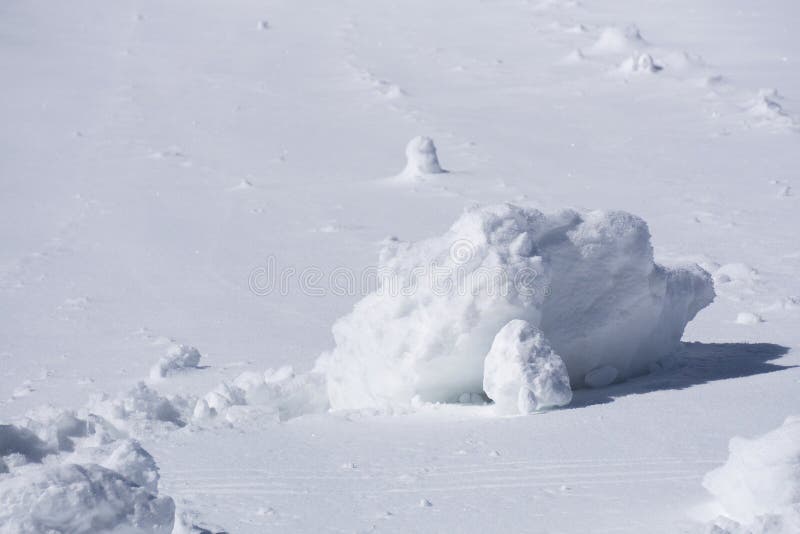 Clumps of snow, winter stock photo. Image of crystal - 63122668