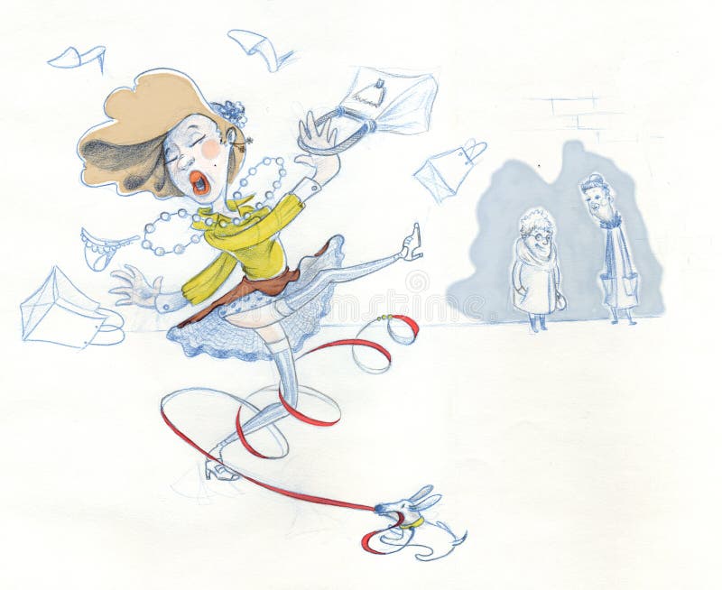 Clumsy stock photo. Image of clumsy, necklace, woman - 12714816